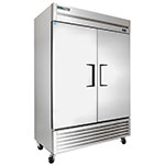 True T-49F-HC 54.13" Two Section Reach-In Freezer, (2) Solid Doors, 115v
